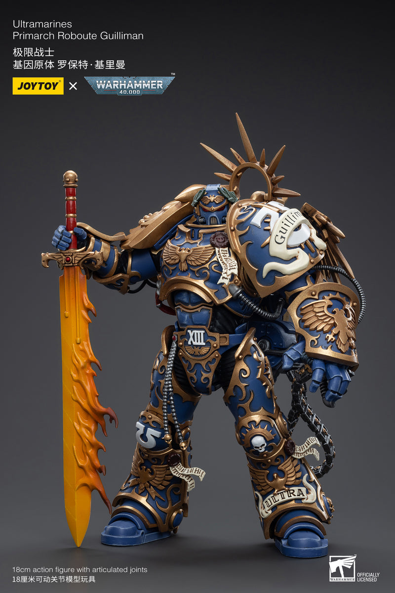 1/18 JOYTOY Action Figure Warhammer Ultramarines Primarch Roboute Guil ...