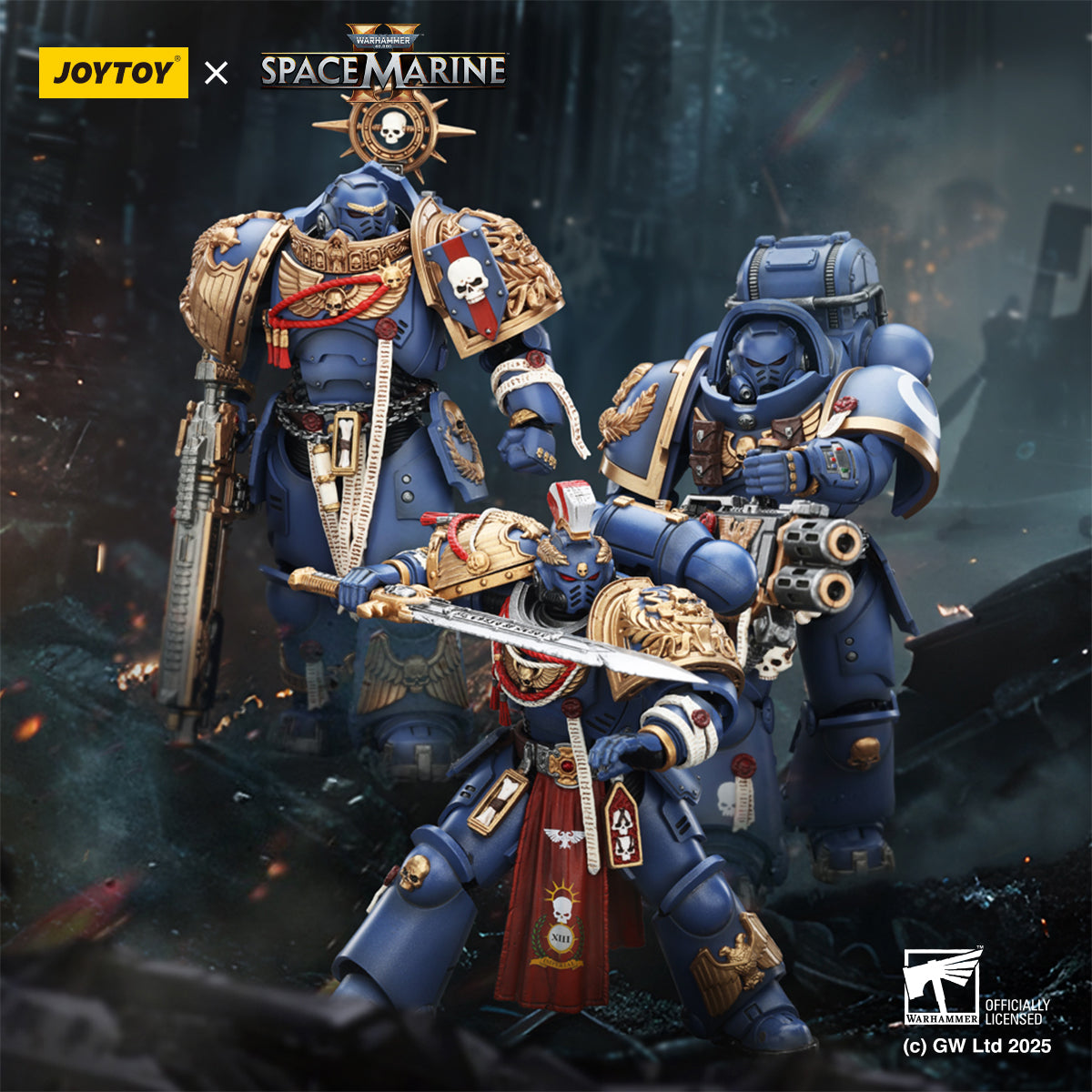 1/18 JOYTOY Action Figure 40K Ultramarines Relic Primus Armor – Ailinna Toy