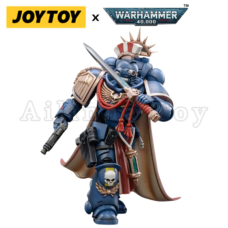 1/18 JOYTOY Action Figure Warhammer Ultramarines Primaris Captain Sido ...