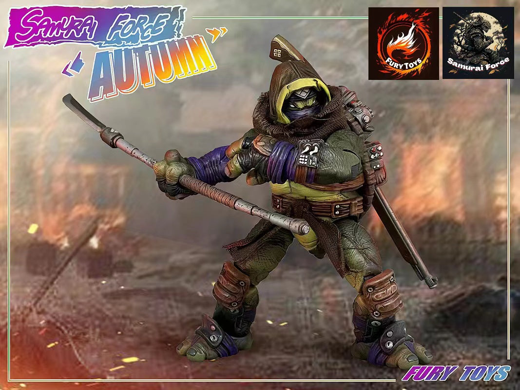 Fury Toys 1/12 5inches Action Figure Samurai Force Turtles Autumn ...