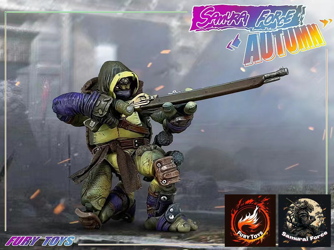 Fury Toys 1/12 5inches Action Figure Samurai Force Turtles Autumn ...